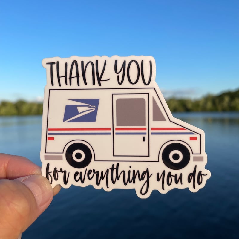 Mail Carrier Decal - Etsy