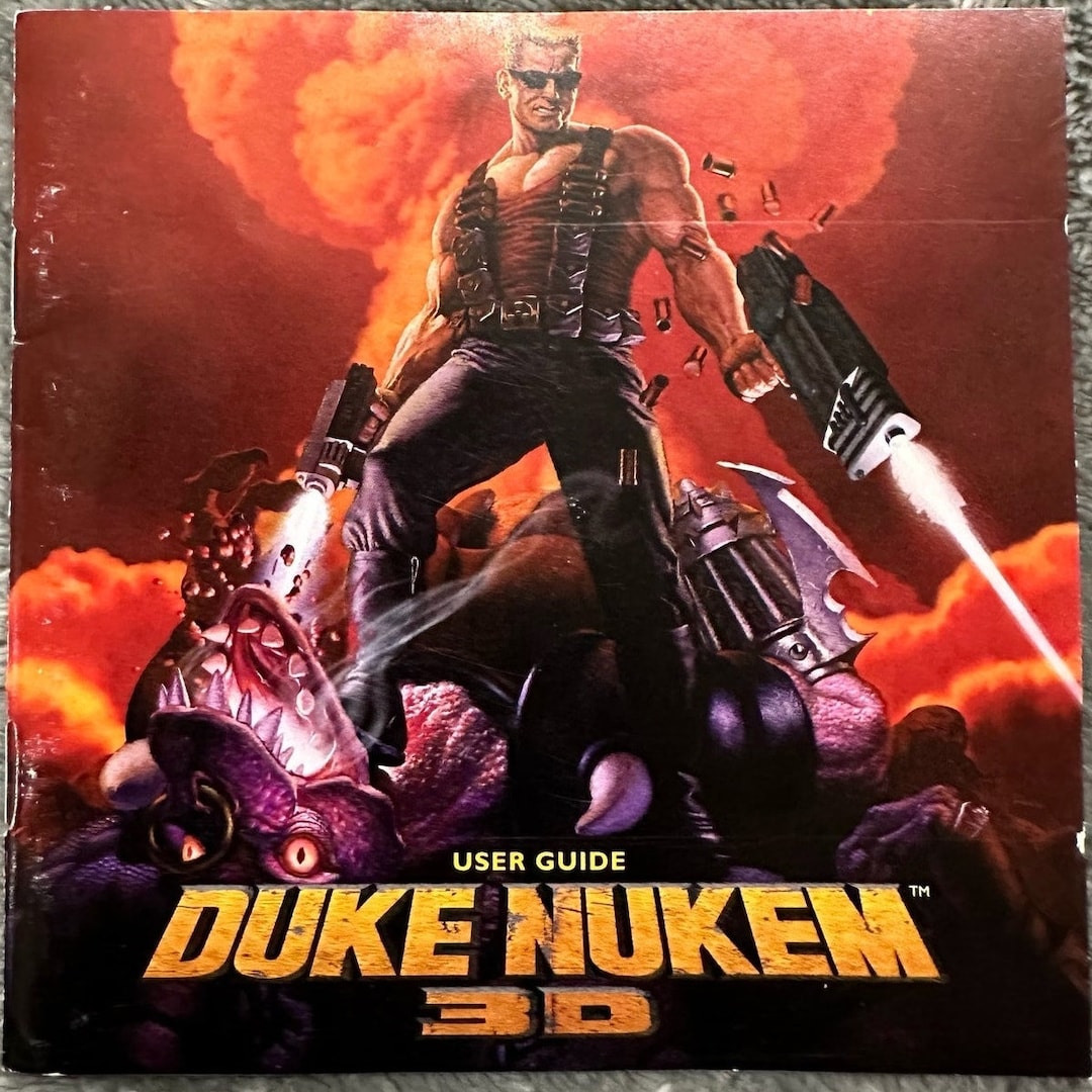 3D Realms Duke Nukem 3D PC 1996 Complete Disc and User Guide - Etsy