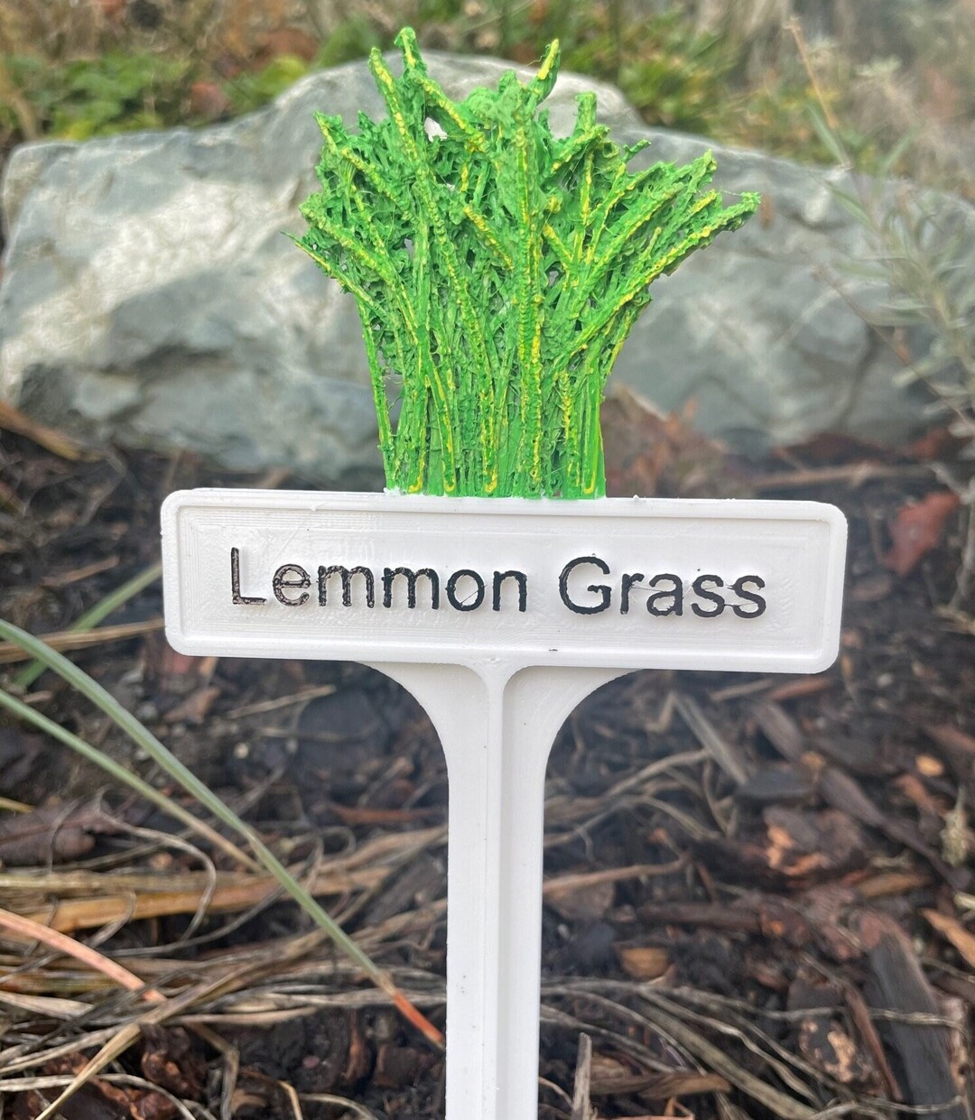 Hand Painted Plant Marker - Lemmon Grass - Etsy