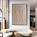 Beige Abstract Painting Beige Texture Painting Beige Minimalist Wall ...