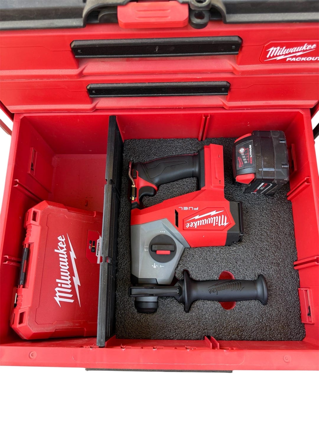 M18 SDS Rotary Hammer Kaizen Foam Insert for Milwaukee Packout Drawers ...