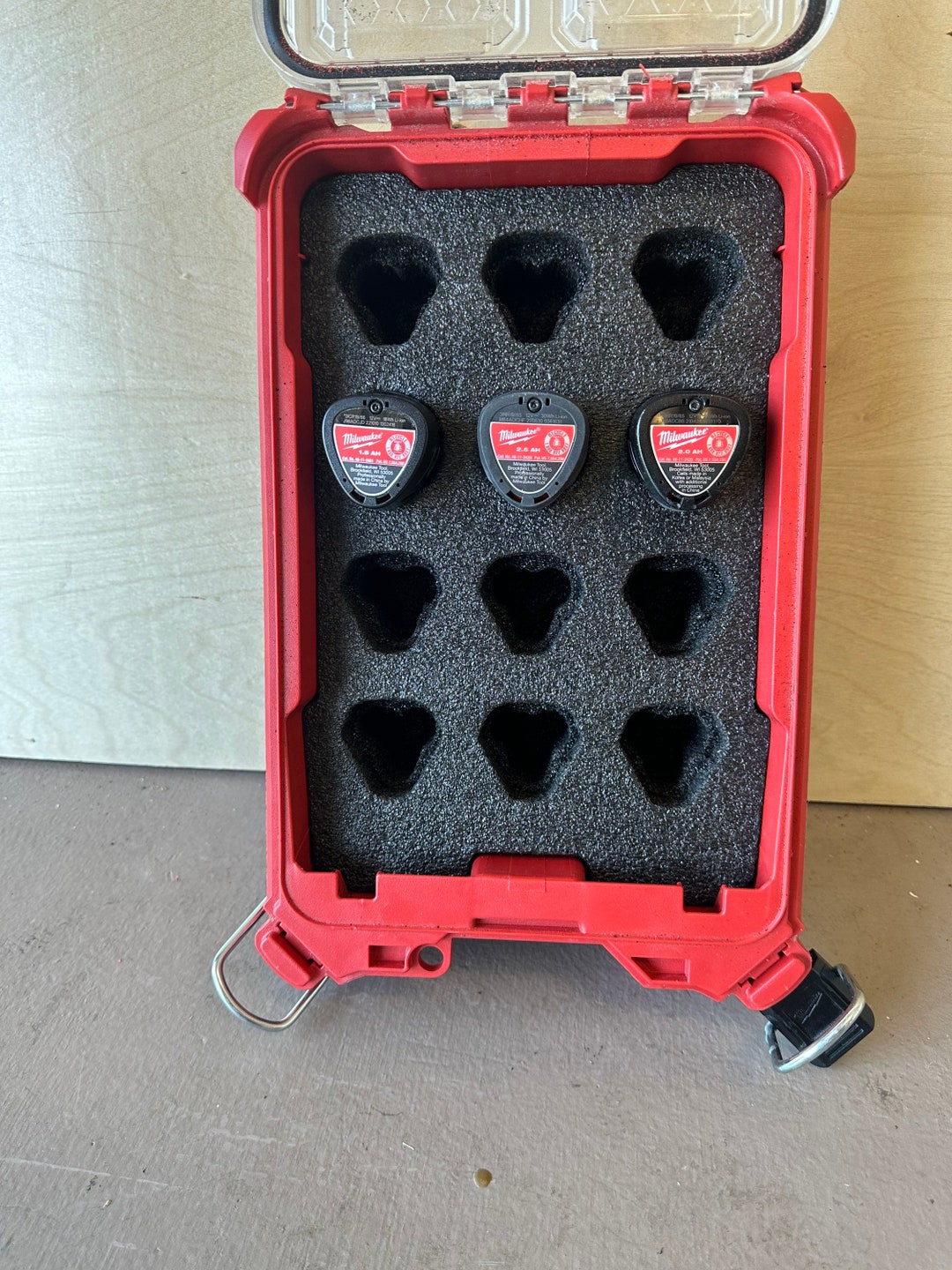 Milwaukee Packout M12 Battery Storage Kaizen Foam Insert-no - Etsy
