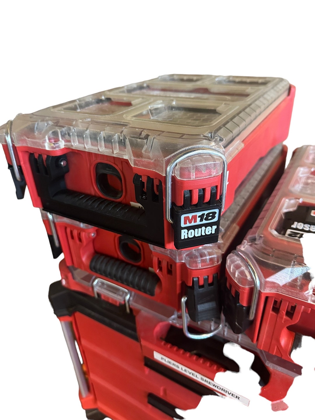 3D Printed Milwaukee Packout Replacement Latches M18 Router - Etsy