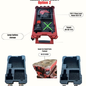 Milwaukee M12 2 Plane Laser Kaizen Foam Insert for Packout - Etsy