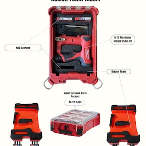 Milwaukee M12 Pin Nailer Kaizen Foam Insert for Packout - Etsy