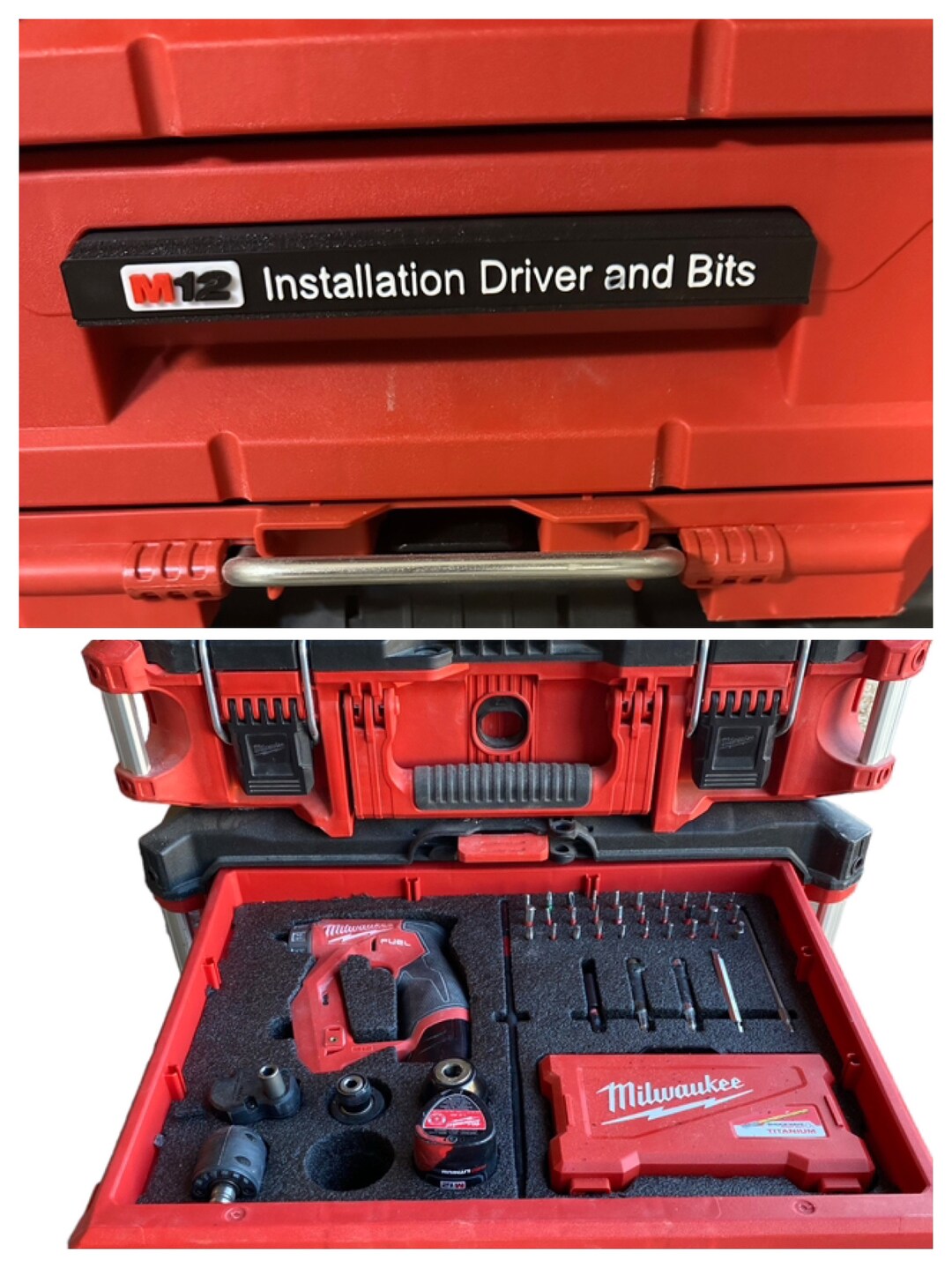 Milwaukee Packout Drawer Kaizen Drawer Insert for M12 Installer-no ...