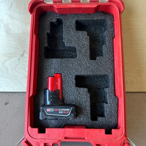 Milwaukee Packout M12 Battery Storage Kaizen Foam Insert-no - Etsy