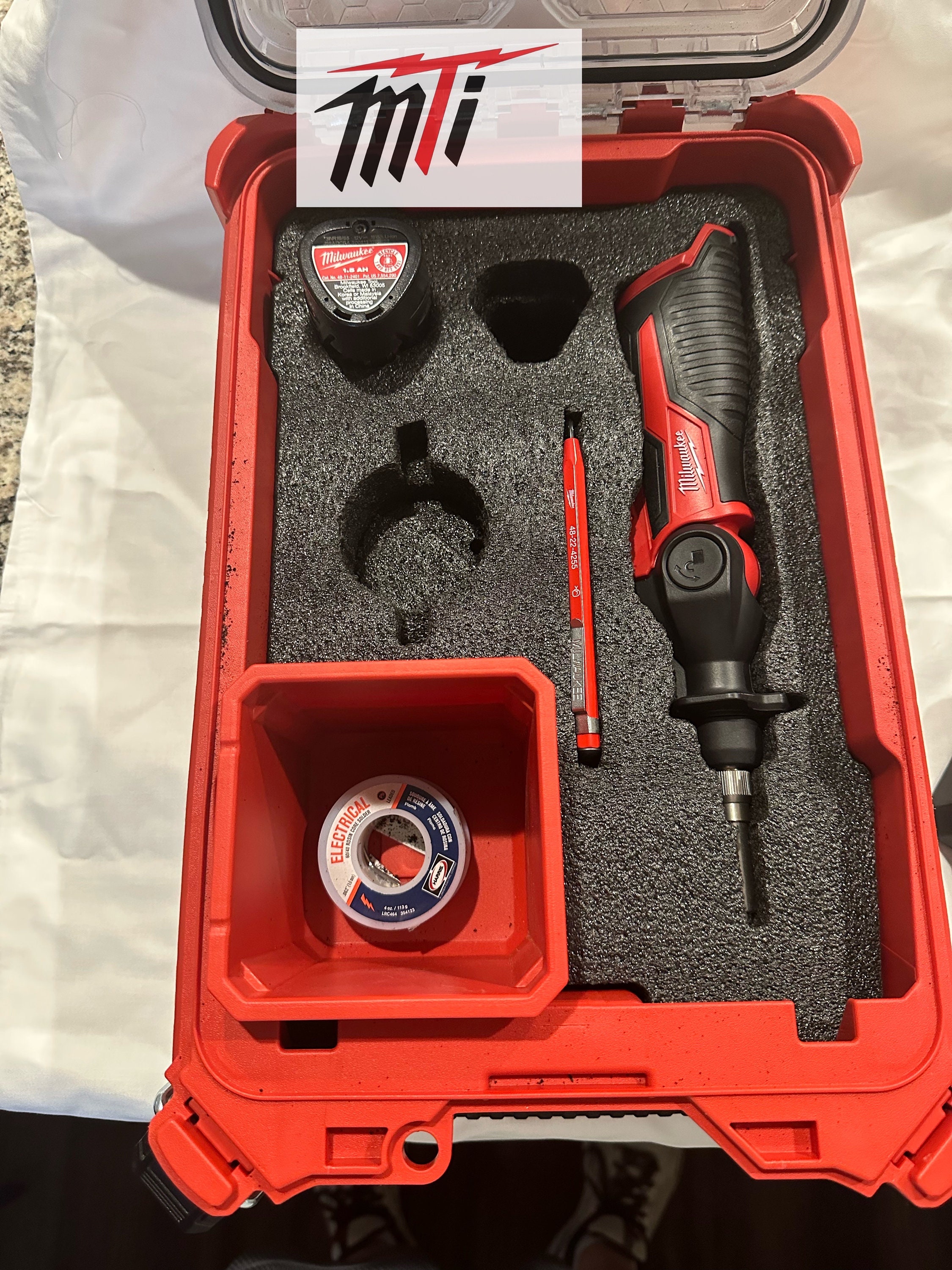 Milwaukee Packout M12 Soldering Iron Kaizen Foam Insert-no - Etsy