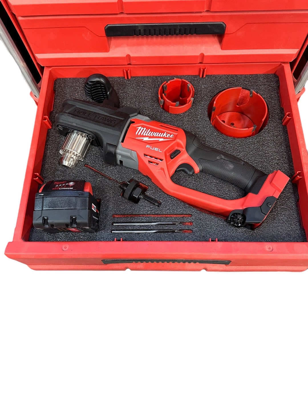 M18 Hole Hawg Kaizen Foam Insert for Milwaukee Packout Drawers - Etsy