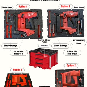 Milwaukee M18 Crown Stapler Kaizen Foam Insert for Packout - Etsy