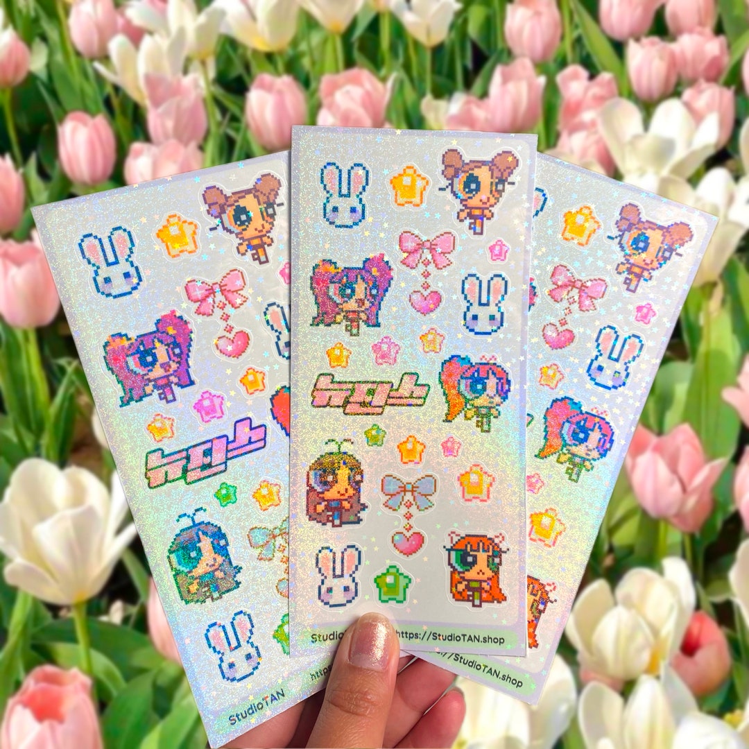 New Jeans Sticker Sheet / New Jeans Get up Album Pixelated - Etsy Canada