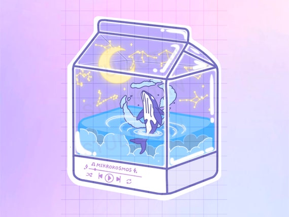 BTS Mikrokosmos Milk Carton Sticker / Bts Kpop Sticker / - Etsy