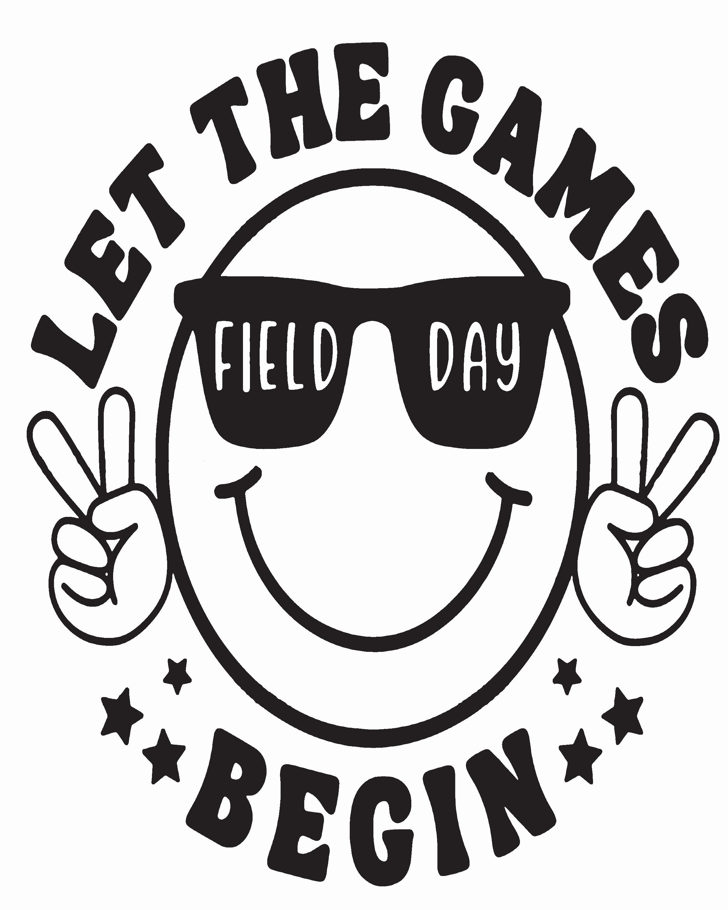 Field Day Let the Games Begin SVG, Field Day Vibes SVG Png Dxf Eps - Etsy