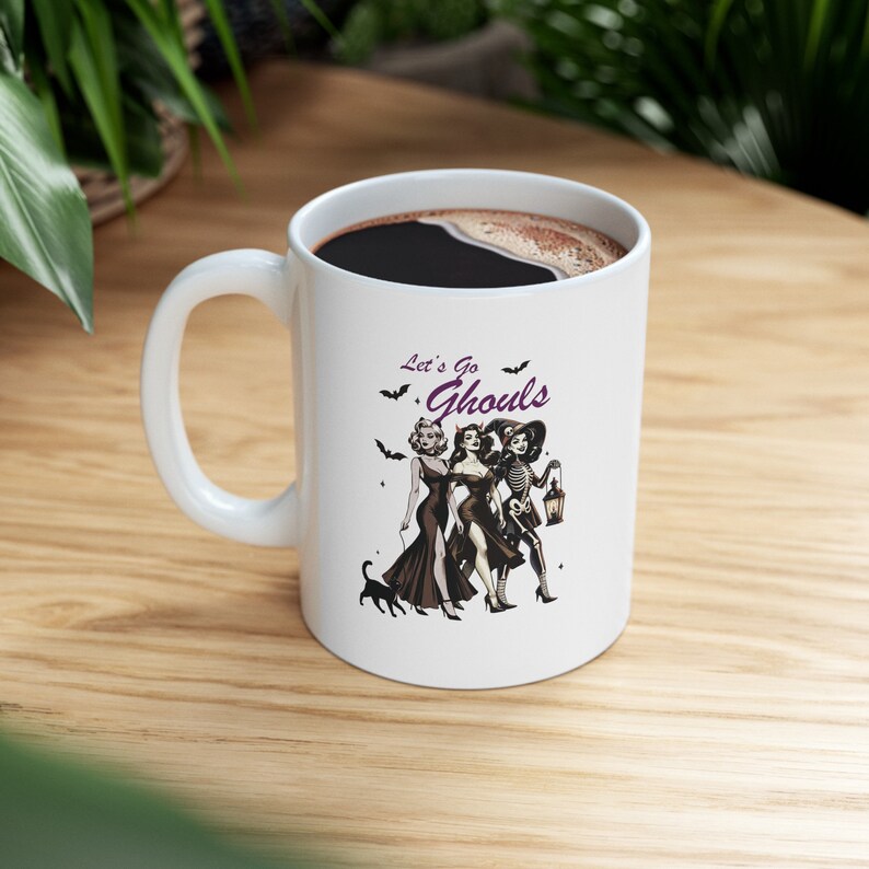 Lets Go Ghouls Mug Birthday Gift Christmas Gift Halloween Mug Women ...