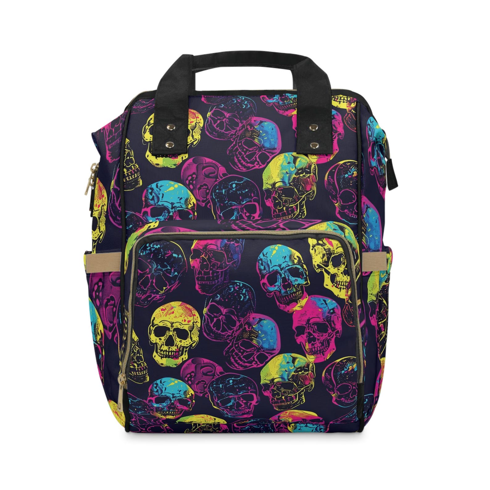 Neon Skull Diaper Bag | Diaper Bag | Unique Diaper Bag | Baby Shower ...