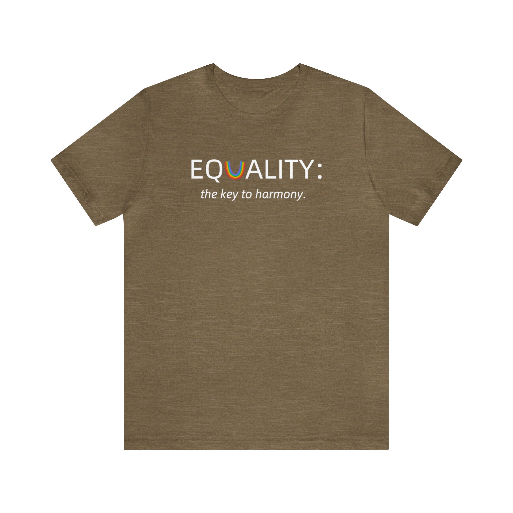 Equality the Key to Harmony | Equality Tshirt | Pride Tshirt | Unisex ...