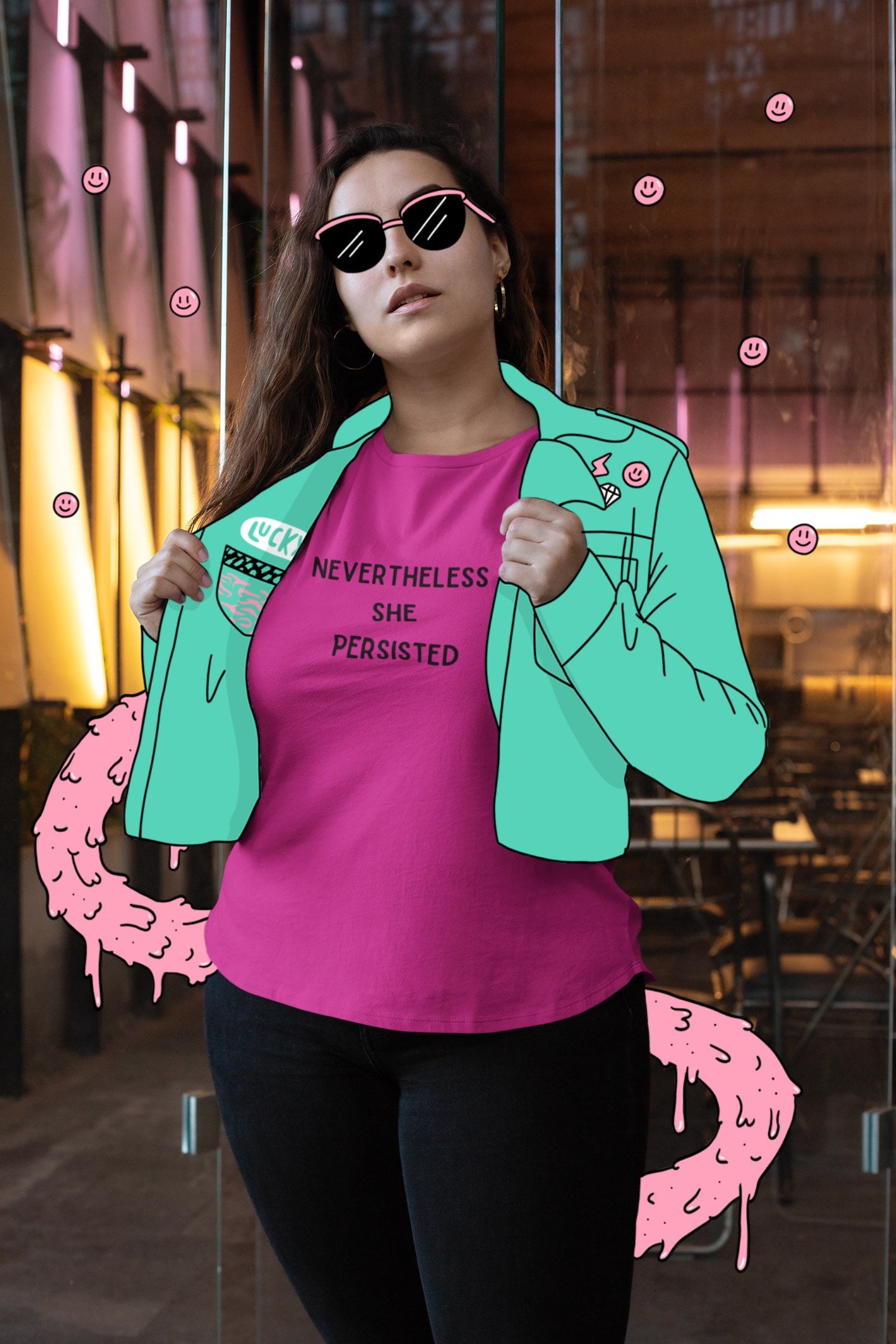 Never the Less She Persisted | Quote Tshirt | Womens Tshirt | Womens ...