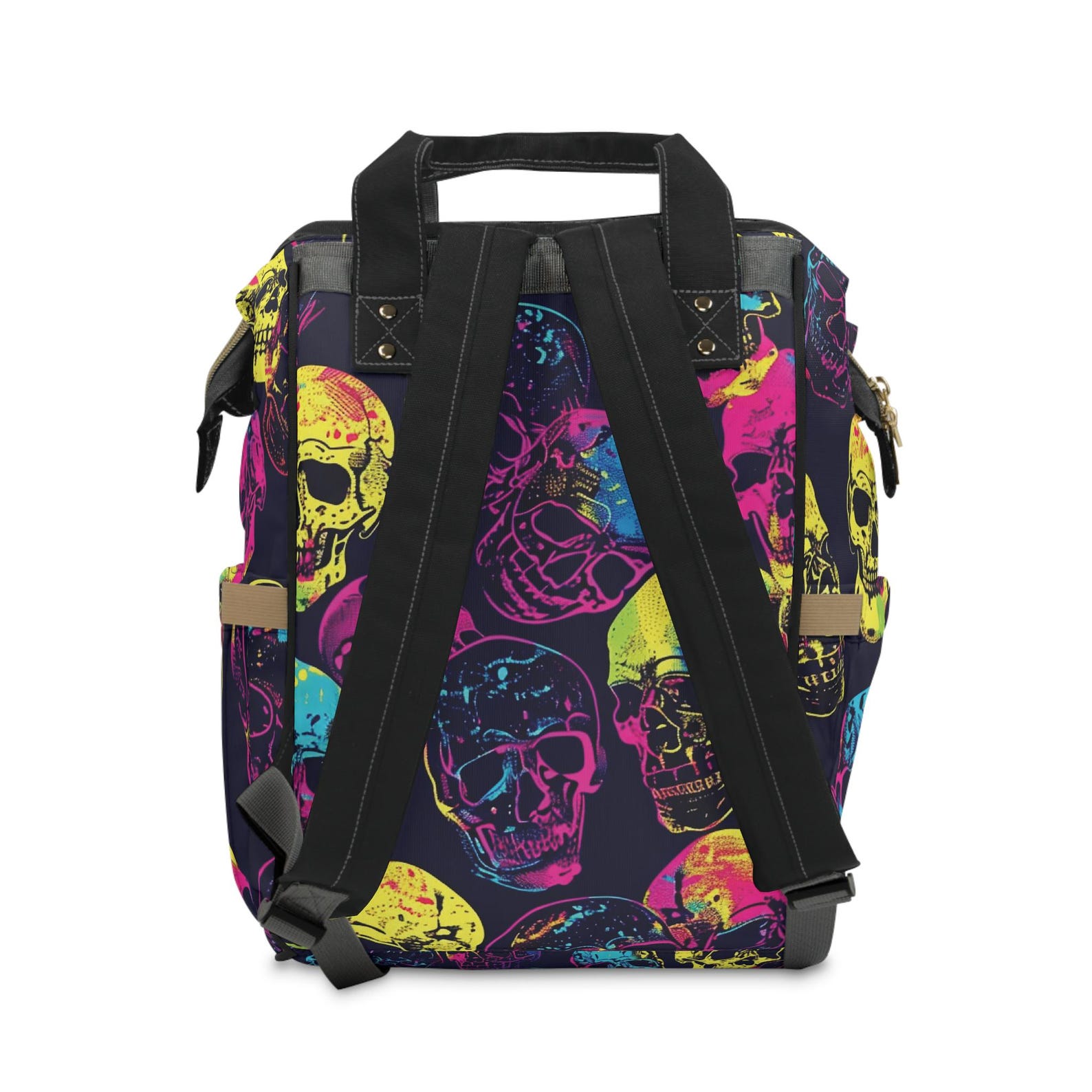 Neon Skull Diaper Bag | Diaper Bag | Unique Diaper Bag | Baby Shower ...