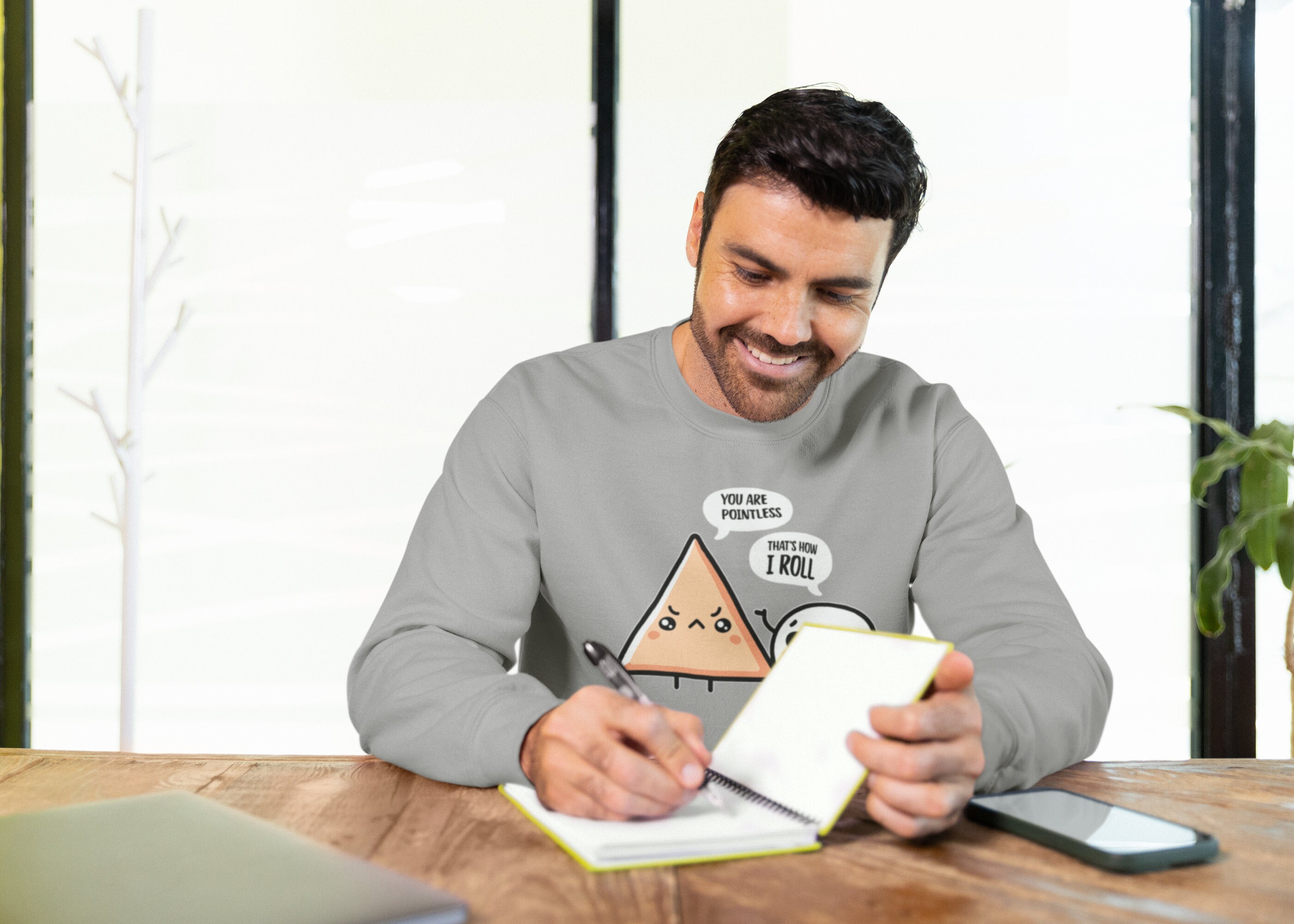 You Are Pointless Thats How I Roll Sweatshirt | Funny Teacher ...