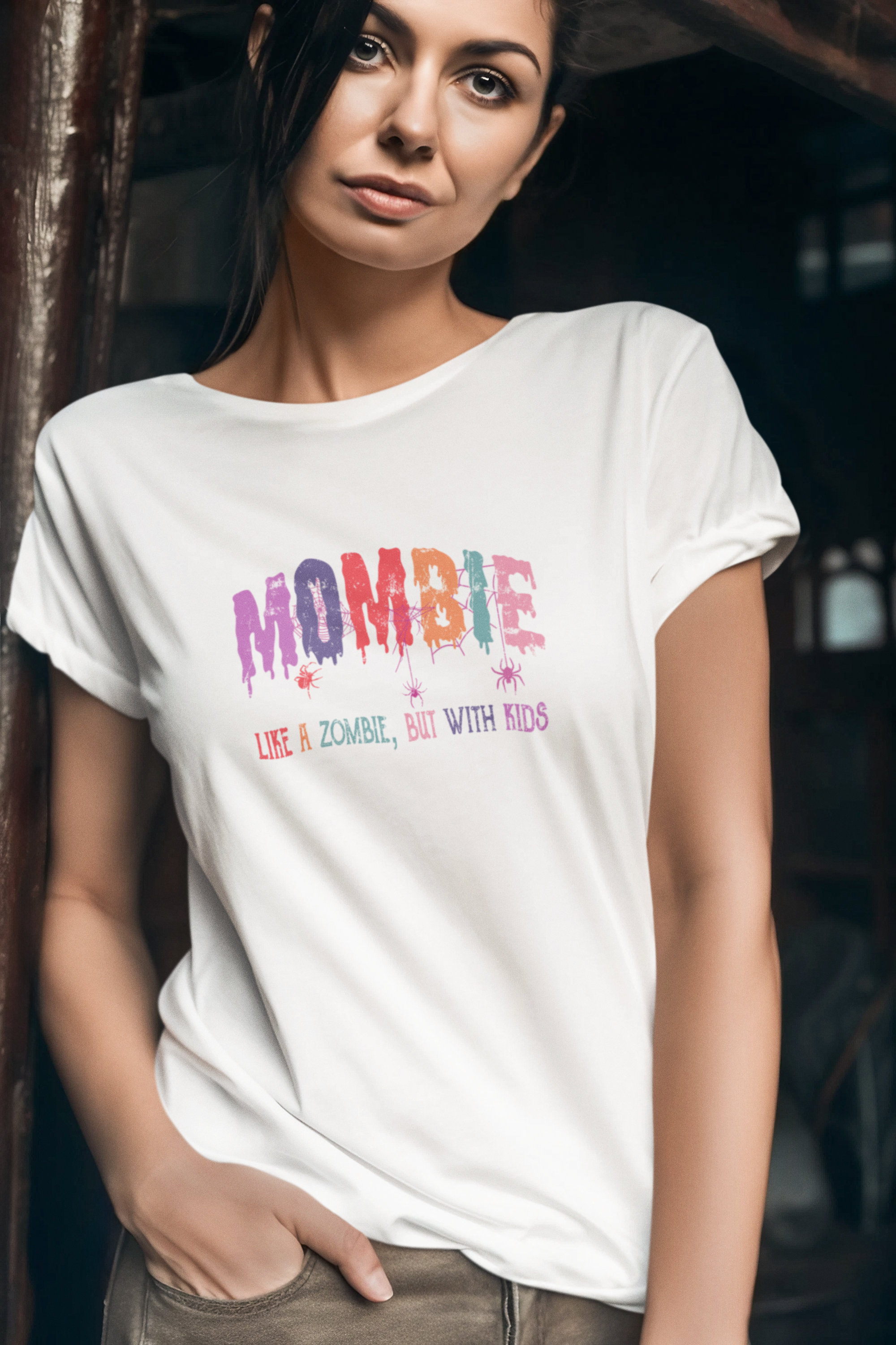 Mombie Like A Zombie but With Kids Tshirt | Mom Life Tshirt | Mombie ...