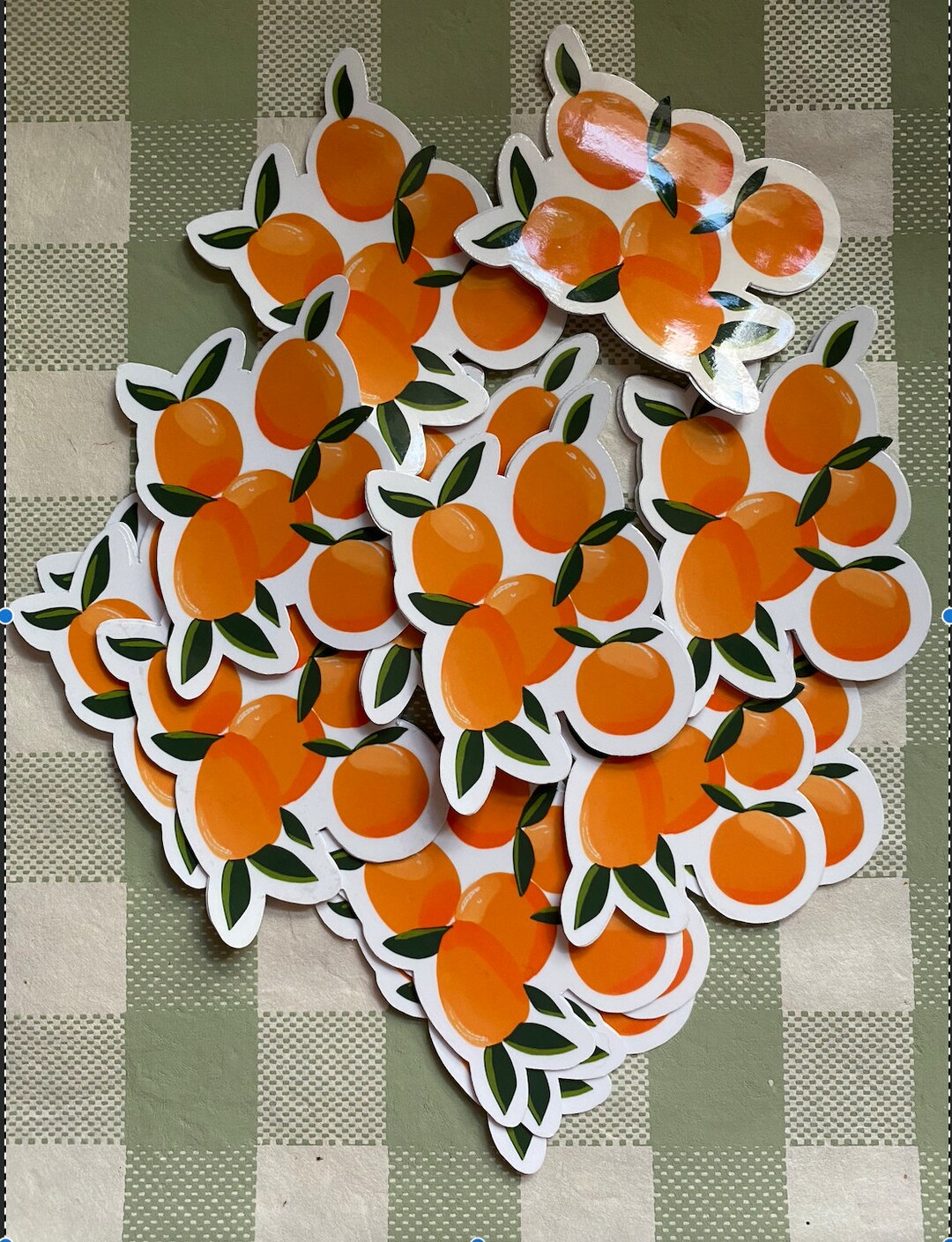 Orange Sticker | Fruit Sticker | Laptop Sticker | Journal Sticker ...