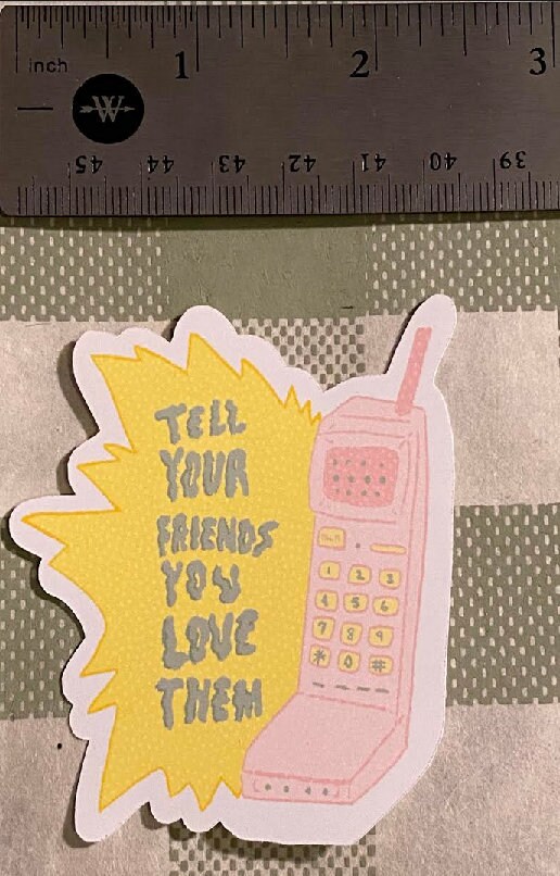 Call Your Friends Sticker | Friendship Sticker | Phone Sticker ...