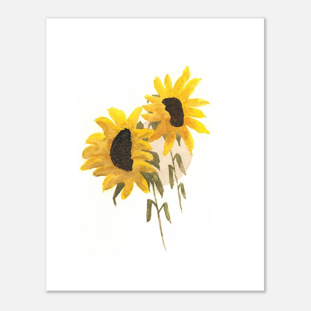 Sunflower Poster - Etsy