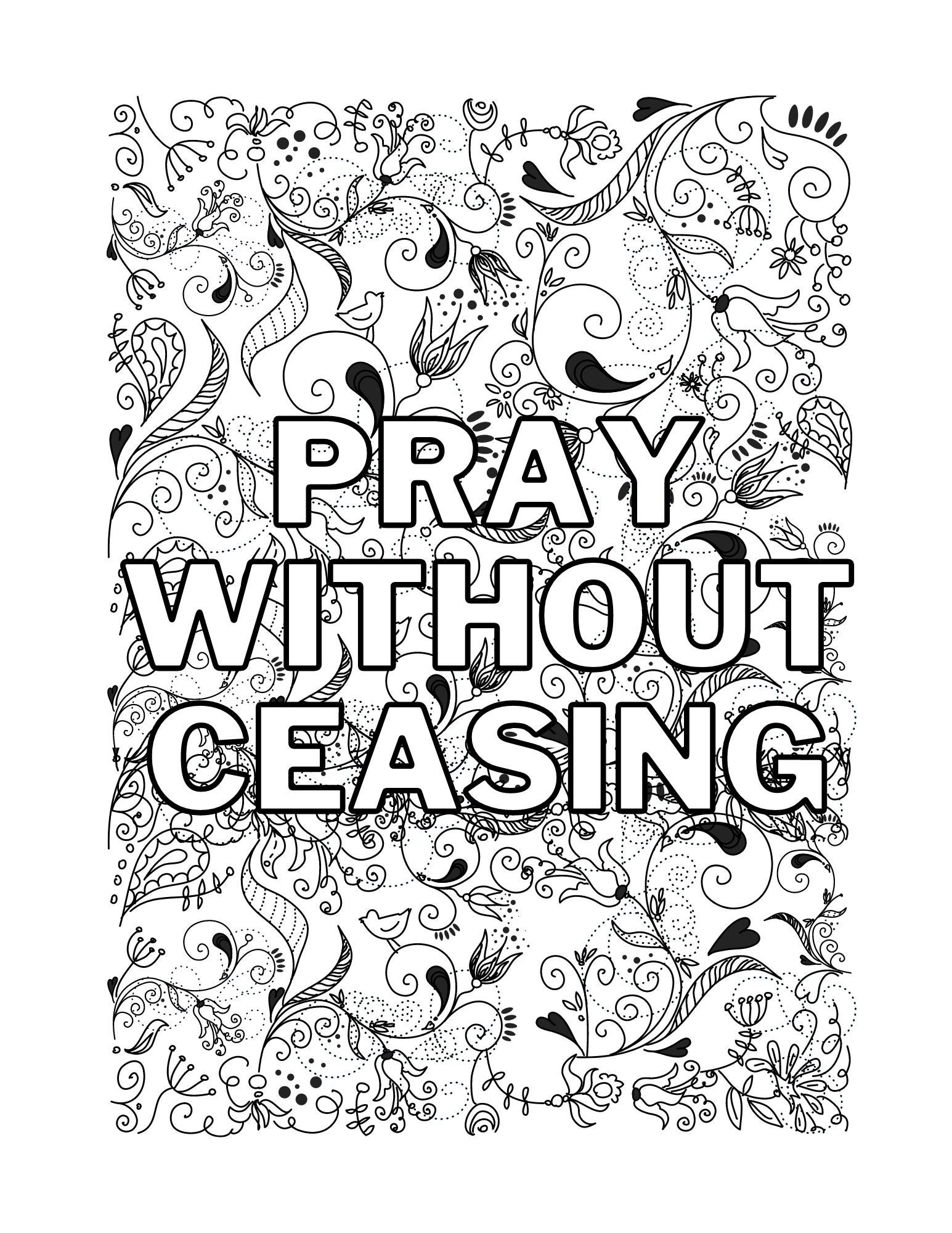 Bible Quotes Coloring Book Bible Verse Coloring Page for Youth Group ...