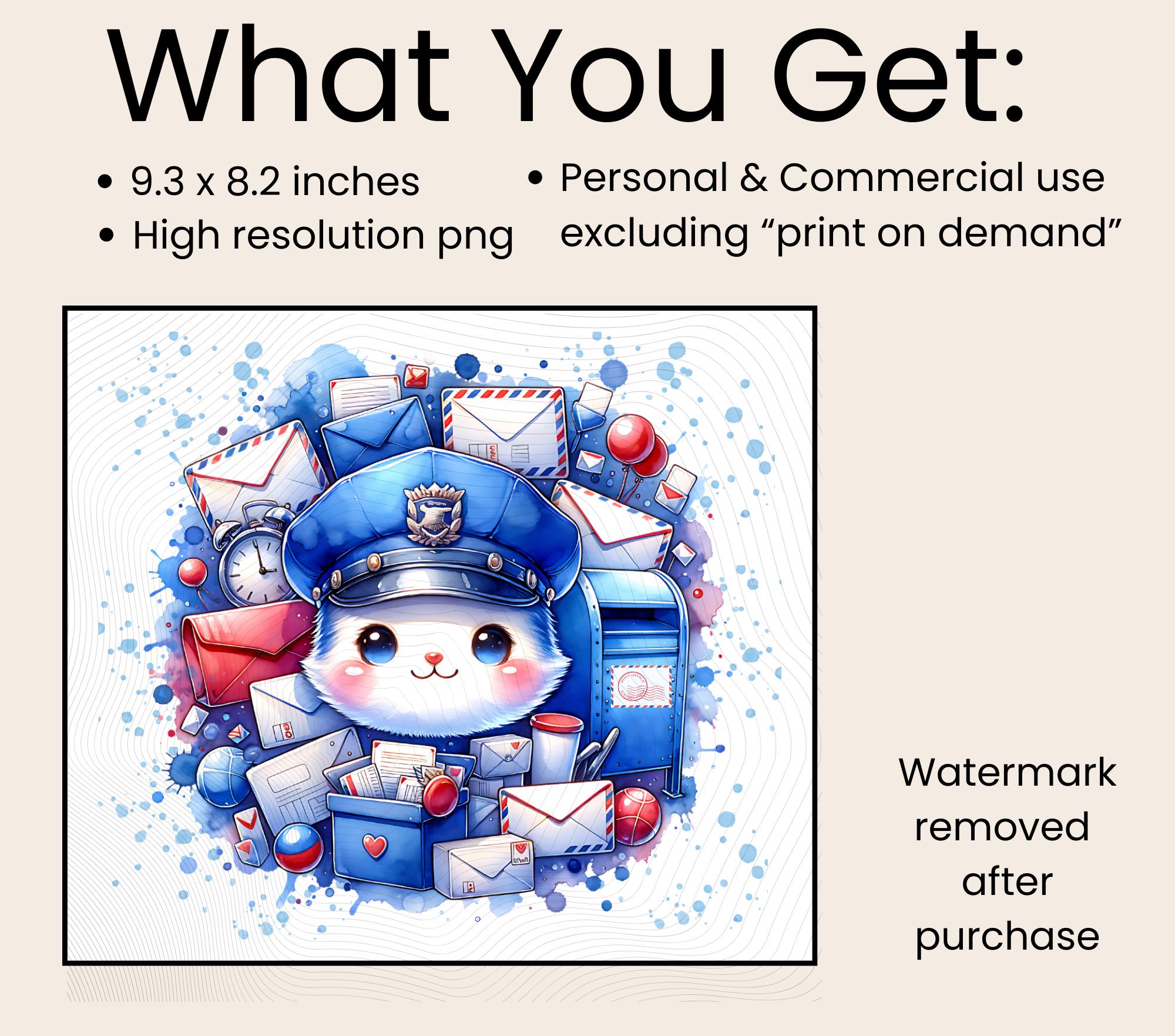 Post Office Tumbler Wrap PNG Sublimation Postal Worker Tumbler Wrap 20 ...