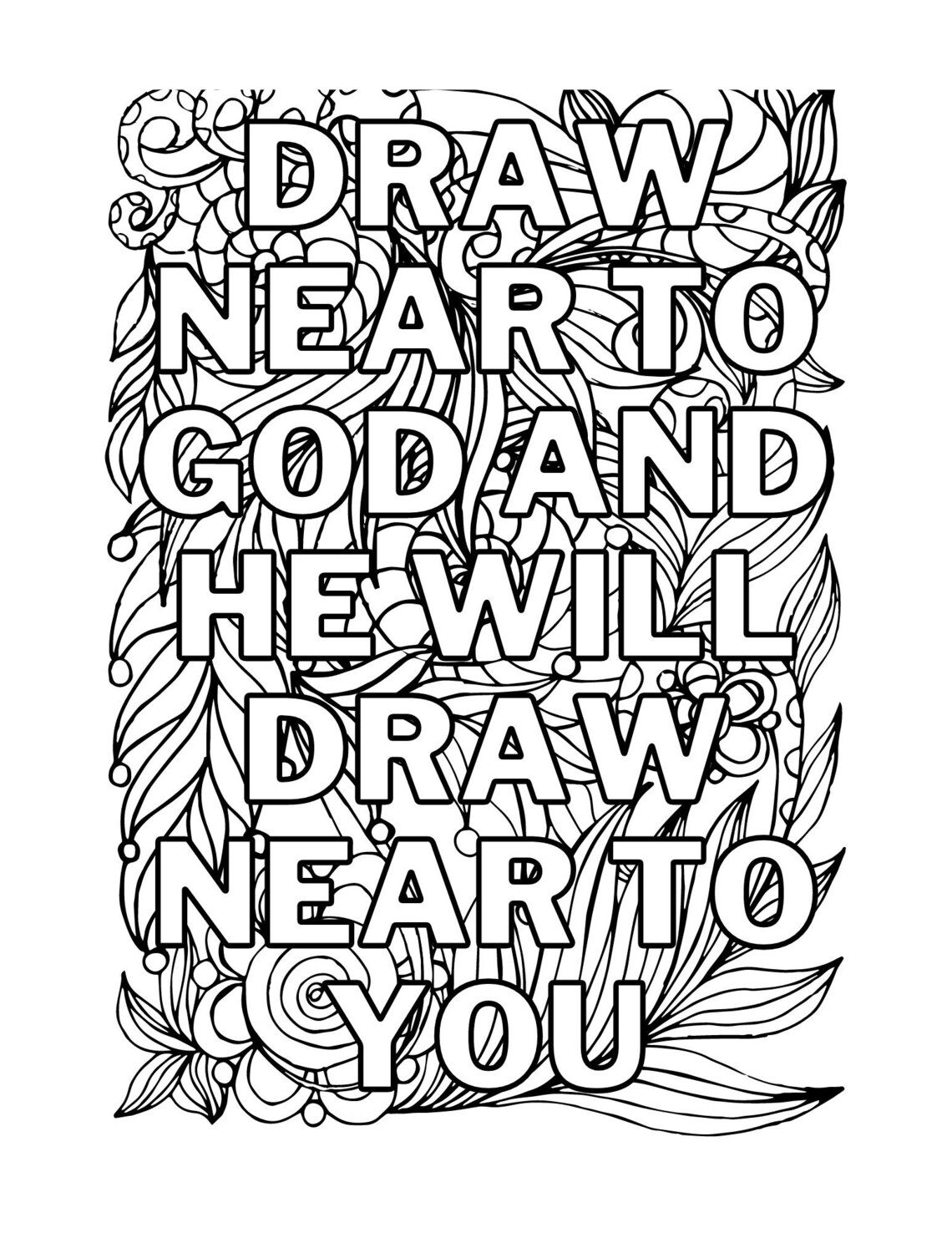 Bible Quotes Coloring Book Bible Verse Coloring Page for Youth Group ...