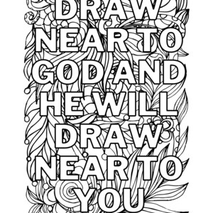 Bible Quotes Coloring Book Bible Verse Coloring Page for Youth Group ...