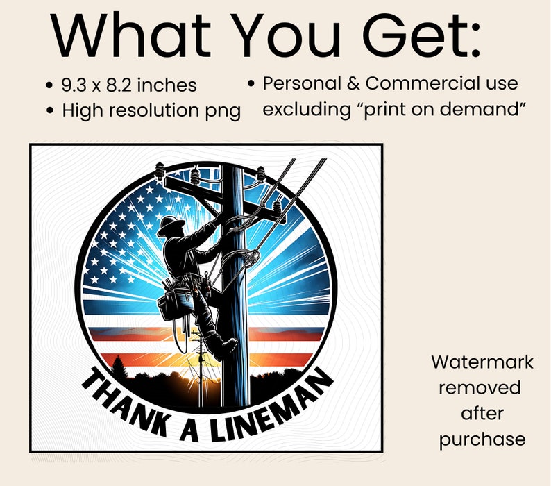 Lineman Graphic PNG Thank A Lineman PNG American Flag Power Pole ...