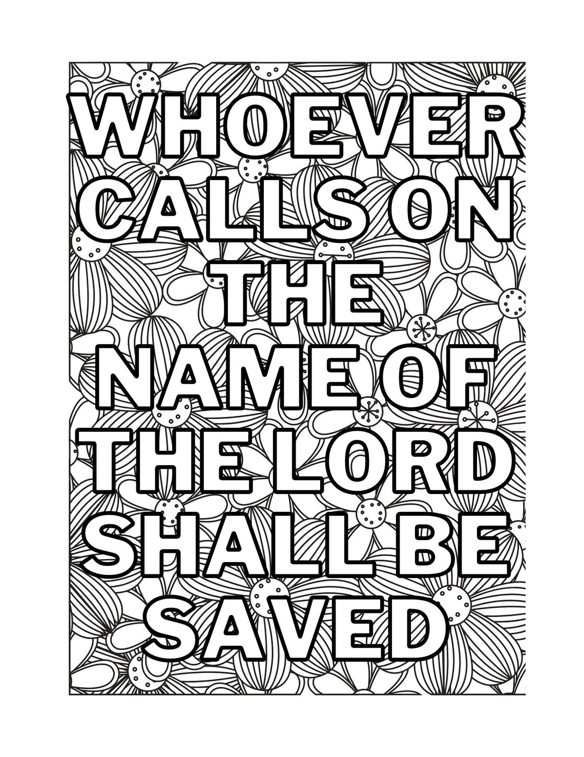 Bible Quotes Coloring Book Bible Verse Coloring Page for Youth Group ...
