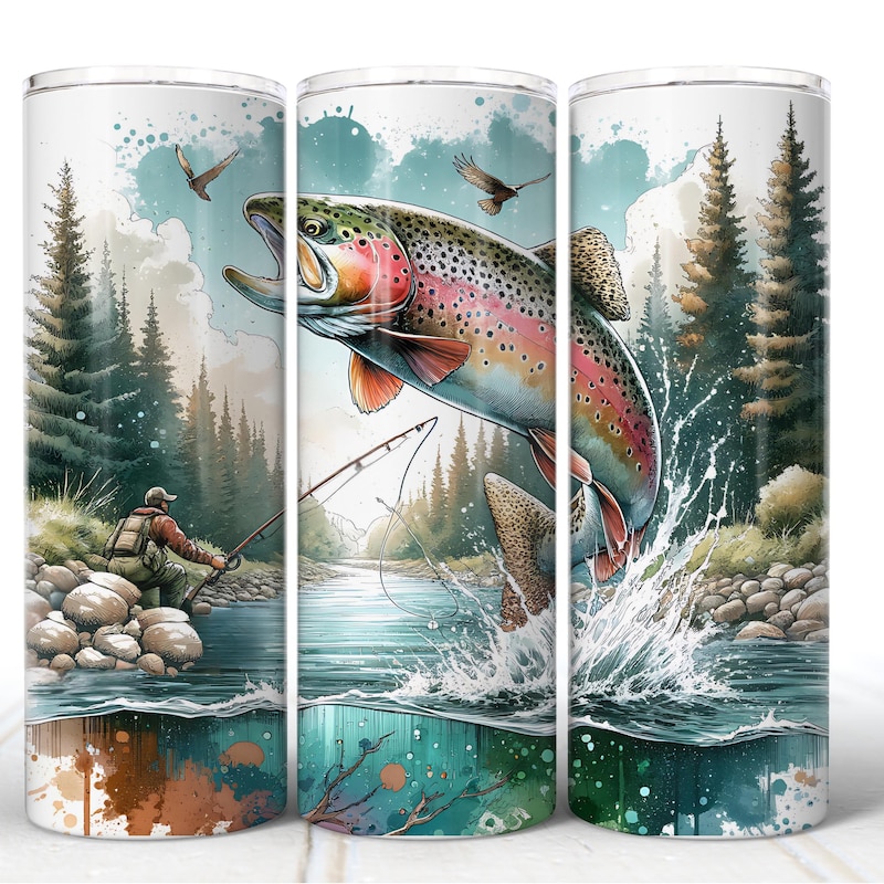 Fly Fishing Rainbow Trout - Etsy