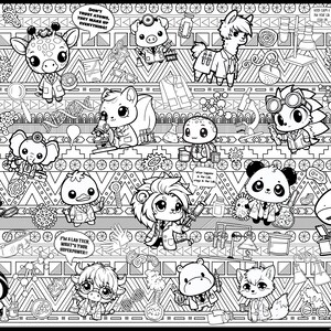 Lab Week 2024 Coloring Page Giant Coloring Poster for Lab Week 2024 Lab ...