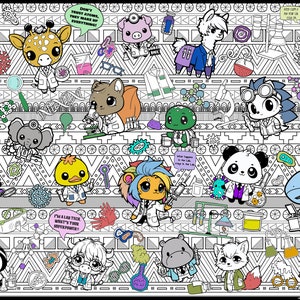 Lab Week 2024 Coloring Page Giant Coloring Poster for Lab Week 2024 Lab ...