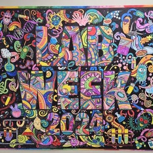 Lab Week Coloring Page Downloadable Giant Coloring Sheet for Lab Week ...