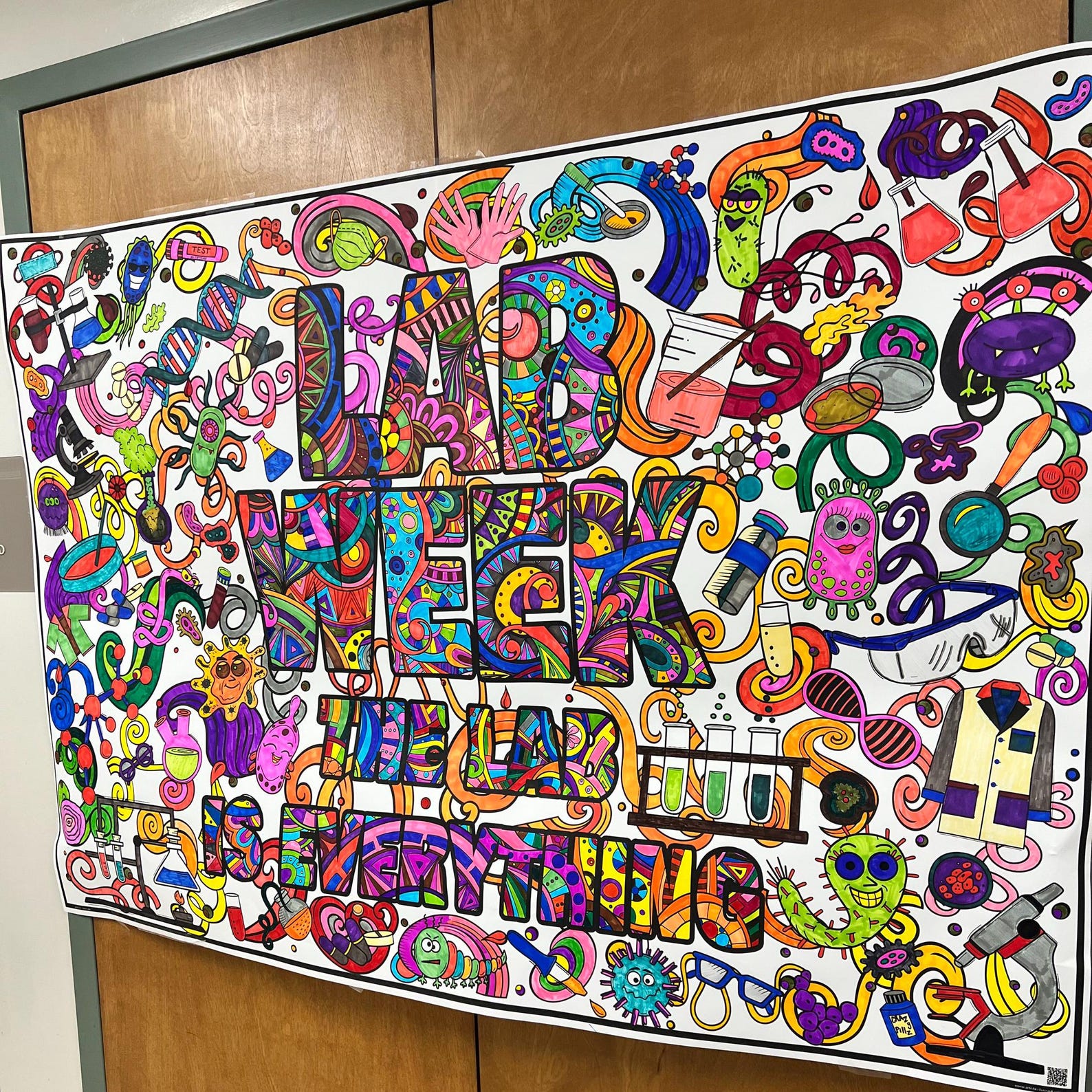 Printables--lab Week Coloring Page Downloadable Giant Coloring Sheet ...