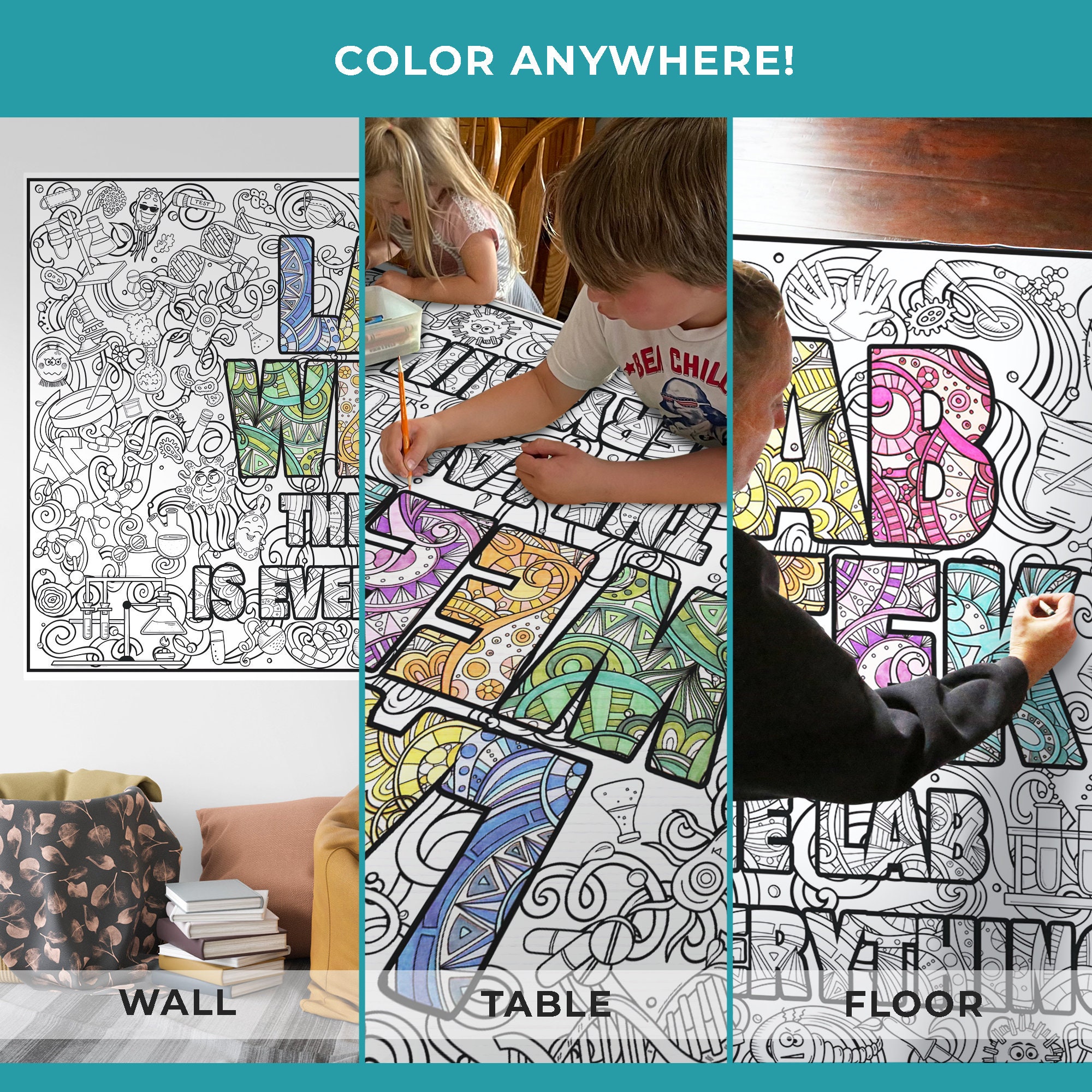 Nurses Week 2026 Celebration Coloring Poster for Nurses Month Gift ...