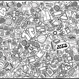 Lab Week 2025 Coloring Poster Let's Glow 2025 Medical Laboratory ...