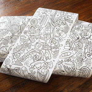 COLORING ROLL–SUMMERTIME--18 Feet by 12 Inches. Yards of Fun for Kids ...