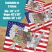 USA Map Coloring Page, Giant Coloring Sheet With Name, Patriotic Flag ...