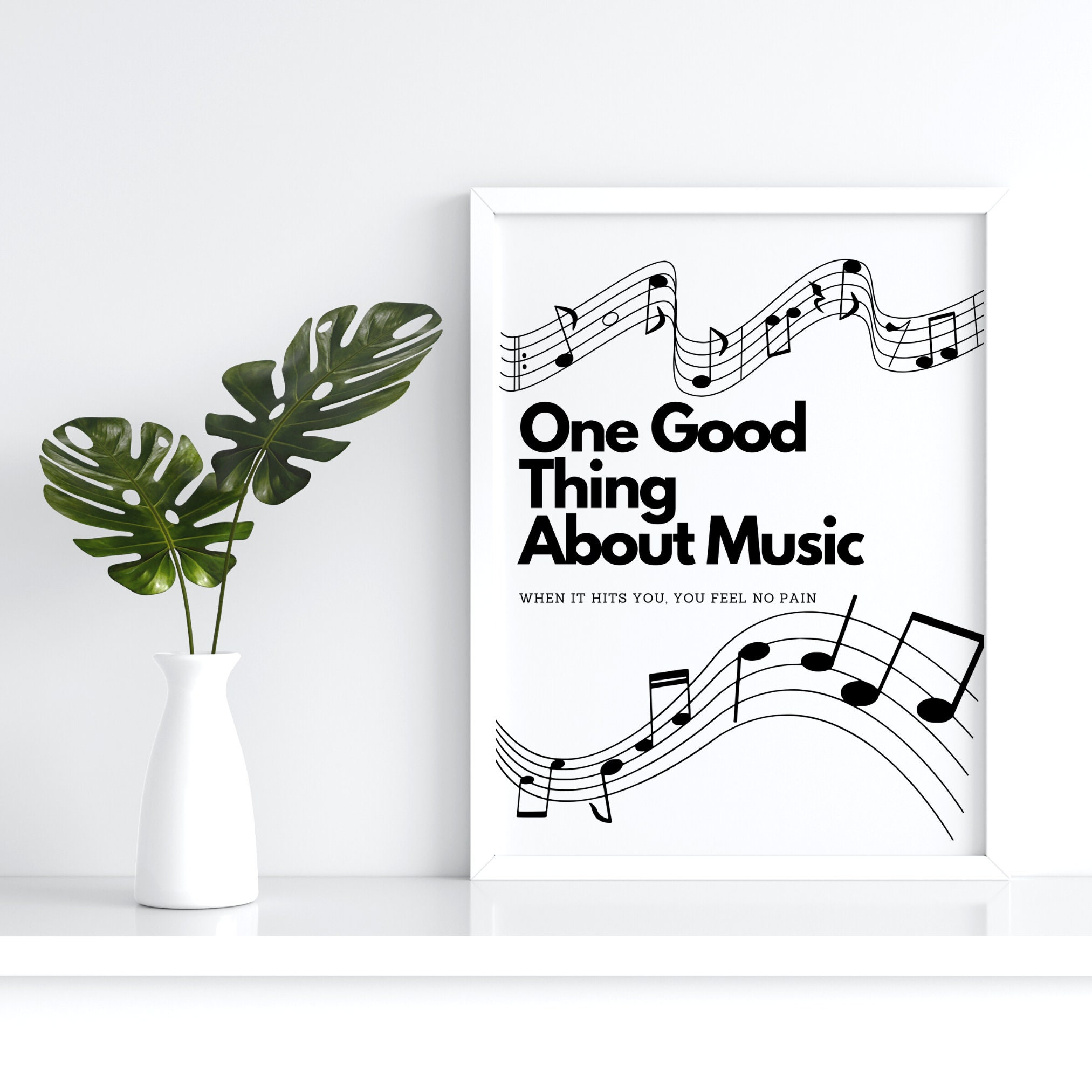 Music Education Wall Art, Wall Art Quotes, Music Quote Wall Art, Music ...