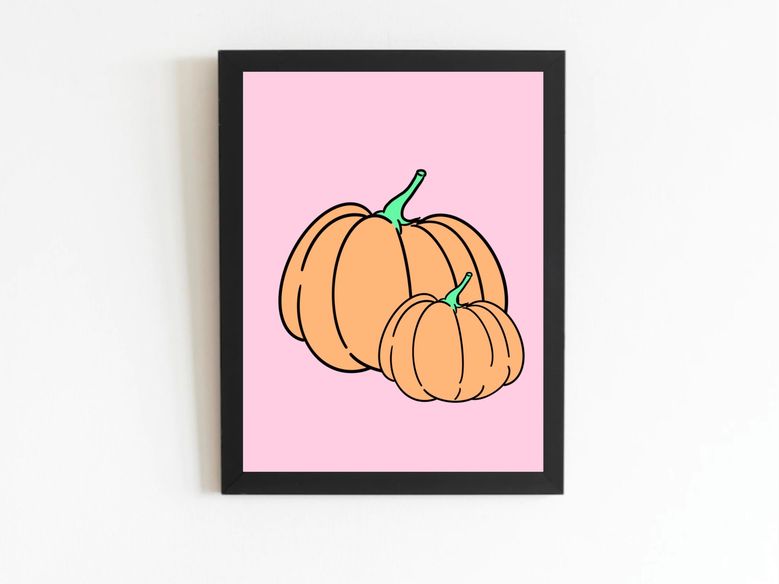 Pink Halloween Decor, Cute Pumpkins Printable Halloween Decor ...