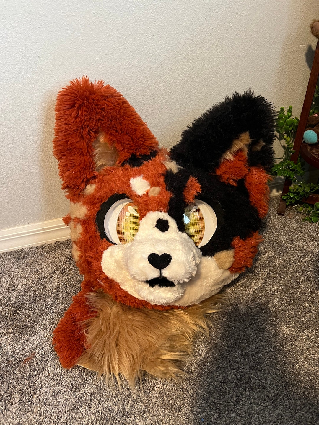 Calico Cat Fursuit Head - Etsy