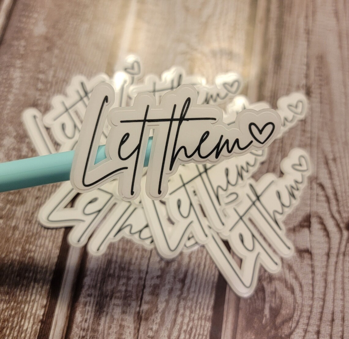Let Them Sticker Mental Health Sticker Self Care Self Love - Etsy