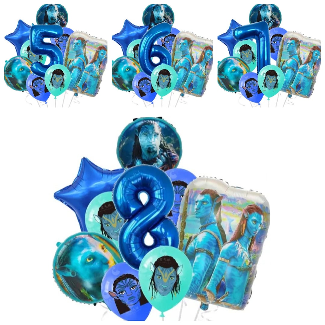 9pc AVATAR Balloons - Etsy
