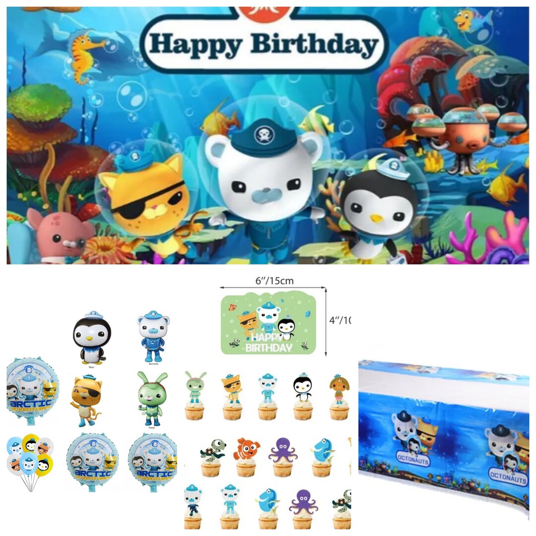 Octonauts Balloons and Party Supplies - Etsy