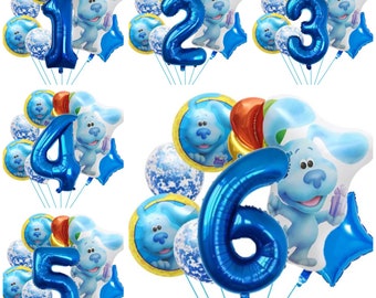 Blue's Clues Anagram Air-fill Only 22'' Balloon W/ - Etsy