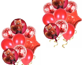 Turning Red Balloons - Etsy